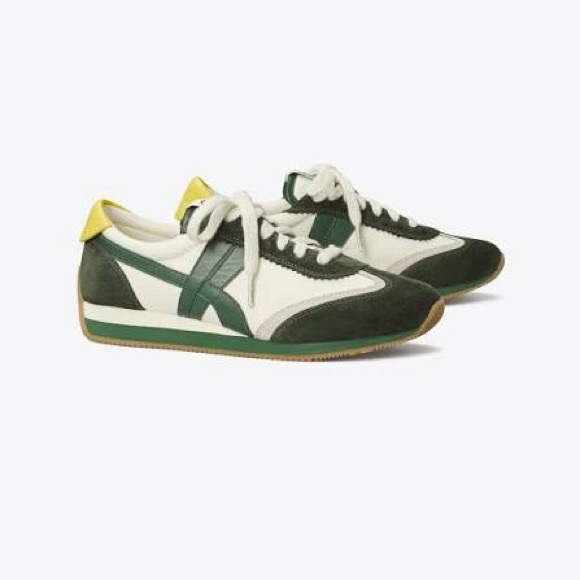 Tory Burch | Shoes | Tory Burch Hank Sneaker In Green Size 95w | Poshmark